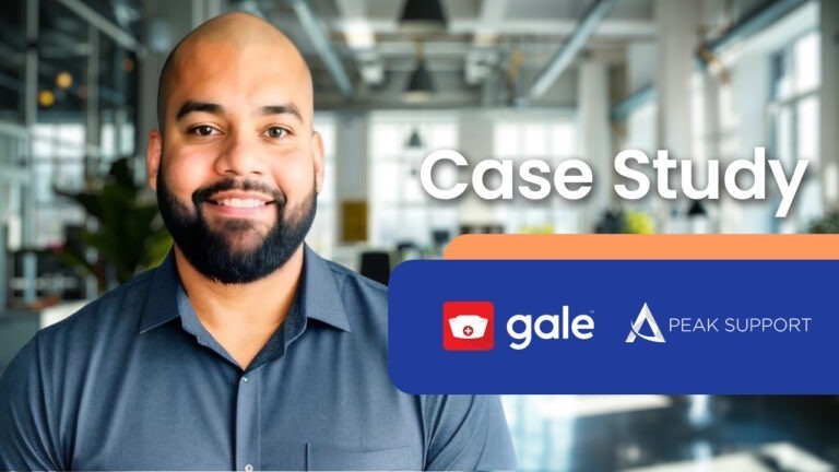 Gale Healthcare Solution Case Study - Peak Support
